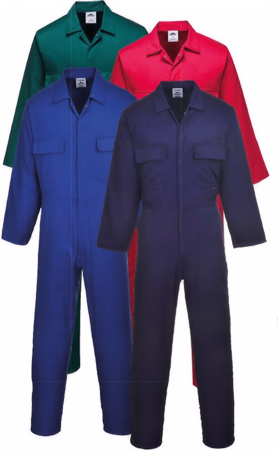 Portwest Euro Work Polycotton Coverall - 4 Color Options | Fire-End